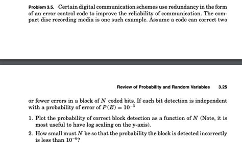 problem 3 5 certain digital communication schemes