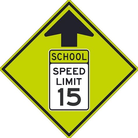School Speed Limit 15 Mutcd Sign Tm606dg