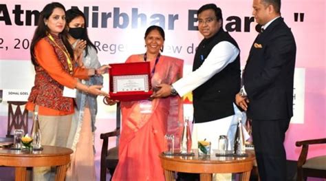 Usha Chaumar And Asha Jha Rural Entrepreneurs Honored With Brics Cci V Rural Women Empowerment