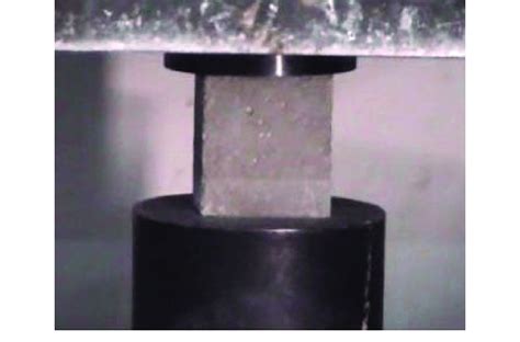 Compression Test On Mortar Cubes Download Scientific Diagram