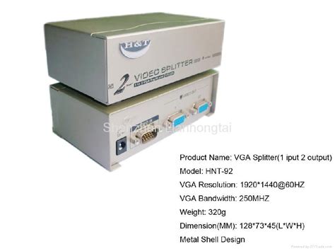 Port VGA Splitter EL OYEL China Manufacturer Network Hardware Parts Computers