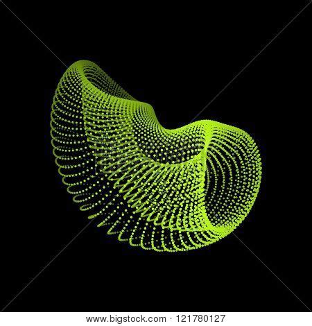 Wireframe Object Dots Vector Photo Free Trial Bigstock