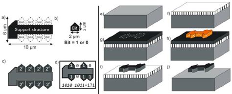 Schematic View Of A Barcode A Support Structure B Bit C Download Scientific Diagram