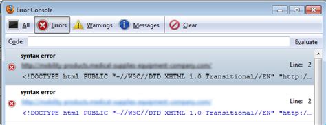 Syntax Error