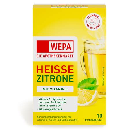 Heiße Zitrone Wepa Die Apothekenmarke
