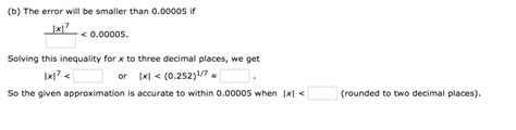 solved example 2 a what is the maximum error possible in
