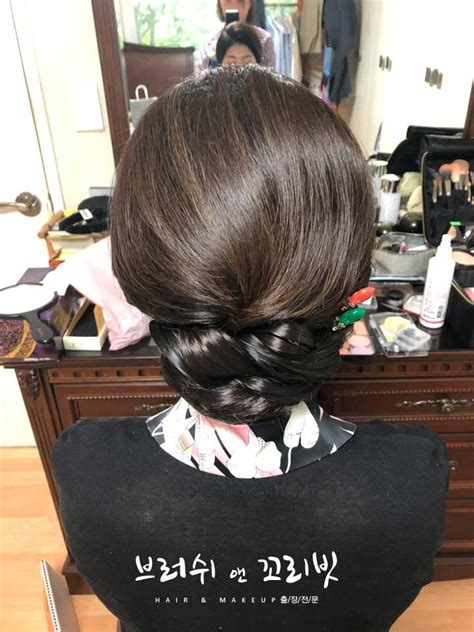 단발기장 한복헤어스타일 변신 By브러쉬앤꼬리빗