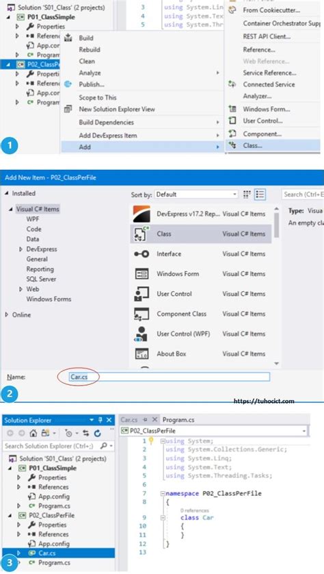 Class Trong C Căn Bản Về Lập Trình Hướng đối Tượng Tự Học Ict
