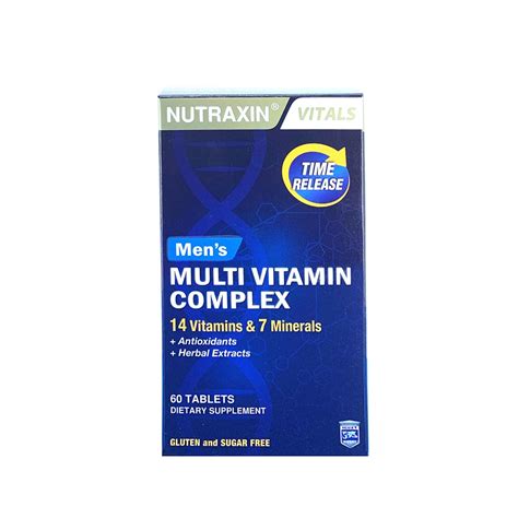 Nutraxin Mens Multi Vitamin Complex 60 Tablet