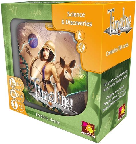 Timeline Card Game Science And Discoveries By Asmodee Huckleberry Willow
