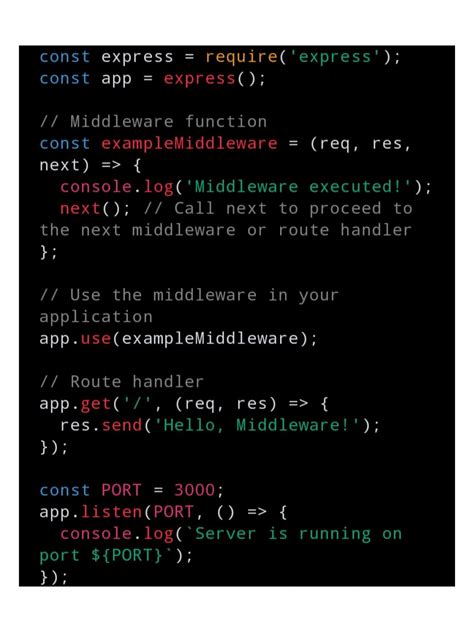 Nodejs Middleware In Expressjs Tanmay Pandey Posted On The Topic