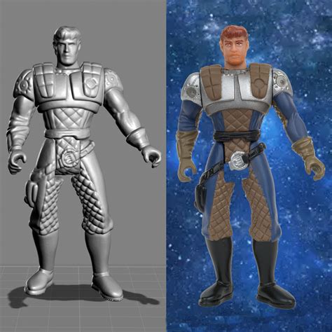 Stl File Star Wars Kenner Shadows Of The Empire 1996 Dash Rendar Action
