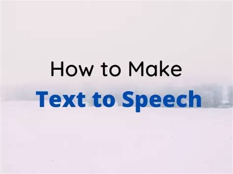 How To Make Text To Speech In Flutter