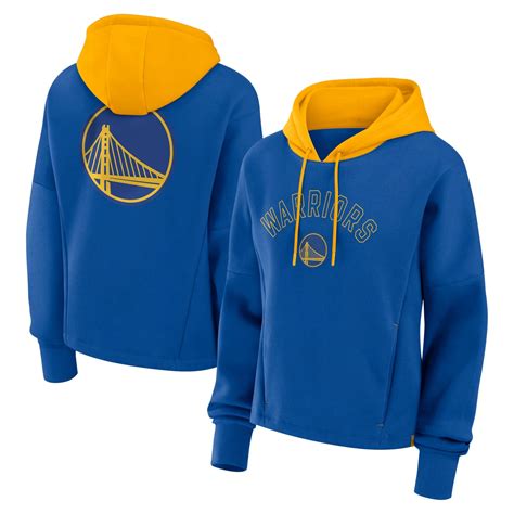 Fanatics Deep Golden State Warriors Post Up Boxy Pullover Hoodie Academy