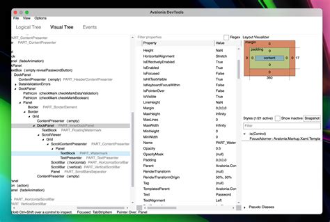 developer tools avalonia