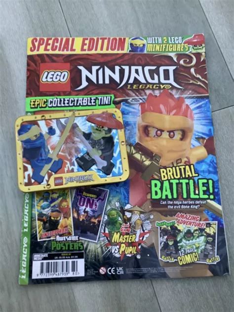 Lego Ninjago Special Edition Issue Collectors Magazine Tin Figure Picclick Uk
