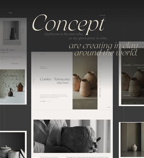 Art Space Of Clay Products Ux Ui Design On Behance