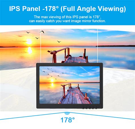 Inch IPS LED Monitor With VGA HDMI BNC AV USB Reader For Medical Equipment Display Screen