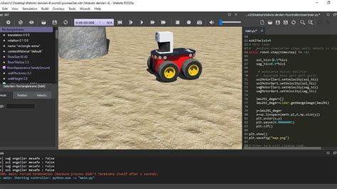 Webots Python Sick Lms291 Lidar Sensor Kullanımı Ile Derinlik Haritası