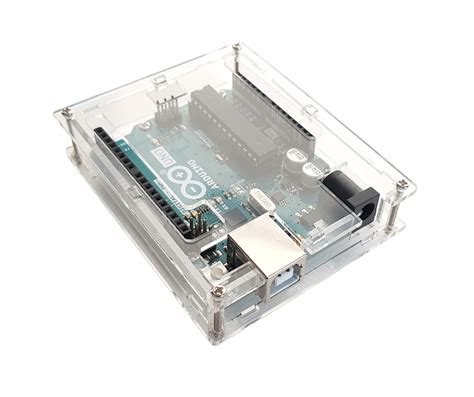 DIYables Transparent Acrylic Arduino Case For Arduino Uno For Arduino ESP ESP Raspberry Pi