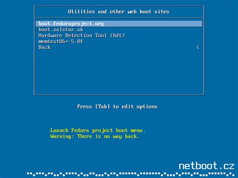 Netboot Cz IPXE Boot Page