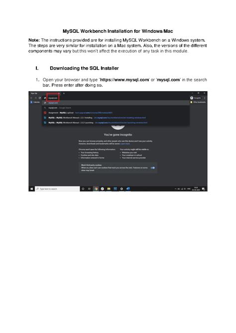 my sql workbench installation mysql workbench installation for