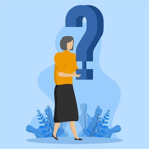 premium vector concept in business question doubt problem solving