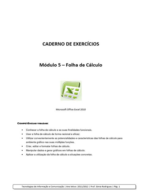 Exercícios Excel Pdf Imposto Sobre Valor Agregado Iva Microsoft Excel