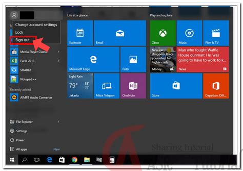 Eroni Artikel Cara Logout Akun Microsoft Di Windows 10