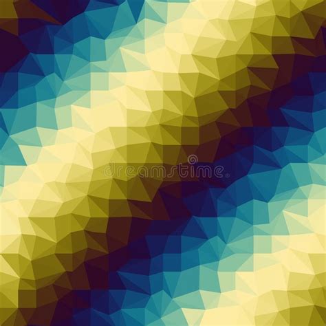 Geometric Abstract Pattern In Low Poly Style Stock Vector