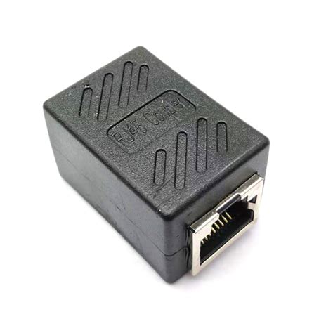 10 Pcs 네트워크 스트레이트 스루 헤드 Rj45 네트워크 케이블 커넥터 버트 조인트 8p8c 차폐 이중 패스 헤드