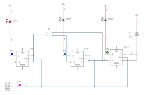 MOD 8 DOWN COUNTER Multisim Live