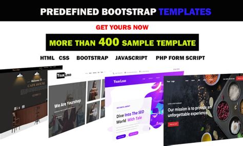 Deliver Predefined Frontend Bootstrap Template Model By Ridakr Fiverr