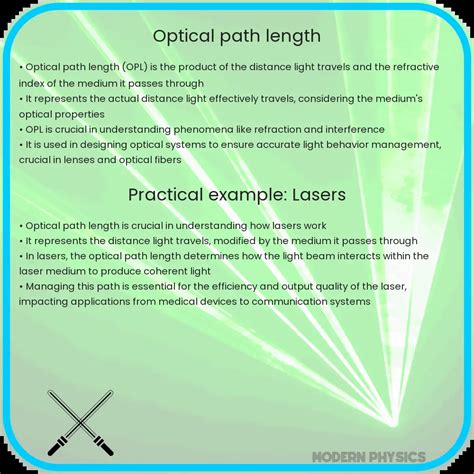 Optical Path Length Precision Clarity And Measurement