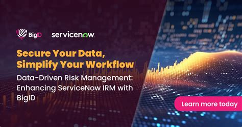 Data Driven Risk Management Enhancing Servicenow Irm With Bigid Bigid