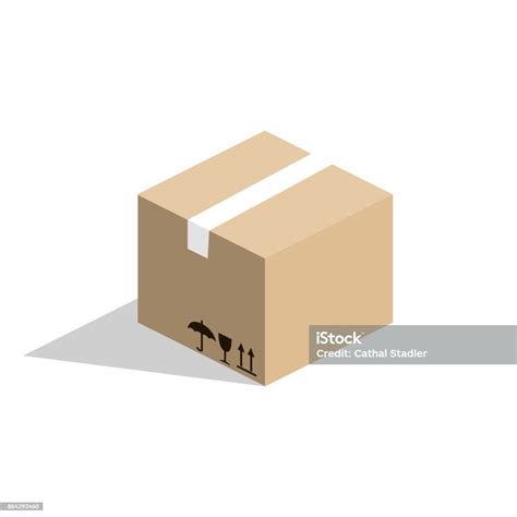 아이소메트릭 3d 벡터 일러스트 레이 션 상품에 대 한 골 판지 상자 0명에 대한 스톡 벡터 아트 및 기타 이미지 0명 3차원 형태 개념 Istock