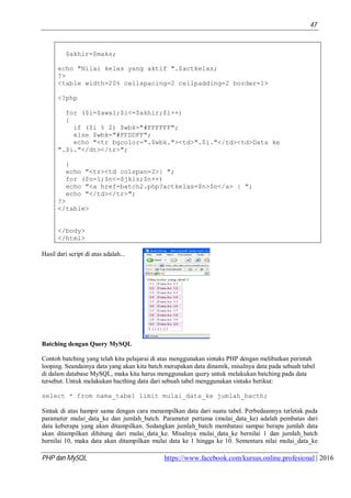Php Dan MySQL PDF