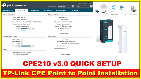How To Configure Tp Link P2p Device Tp Link Cpe210 Setup In Hindi