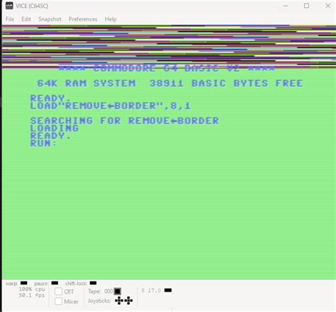 Kick Assembly Remove Borders Of C64 Trick Stack Overflow