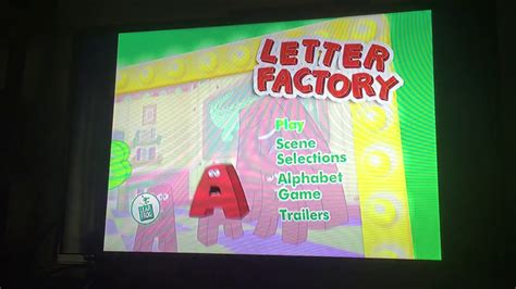 Opening To Leapfrog Letter Factory 2003 Dvd Youtube