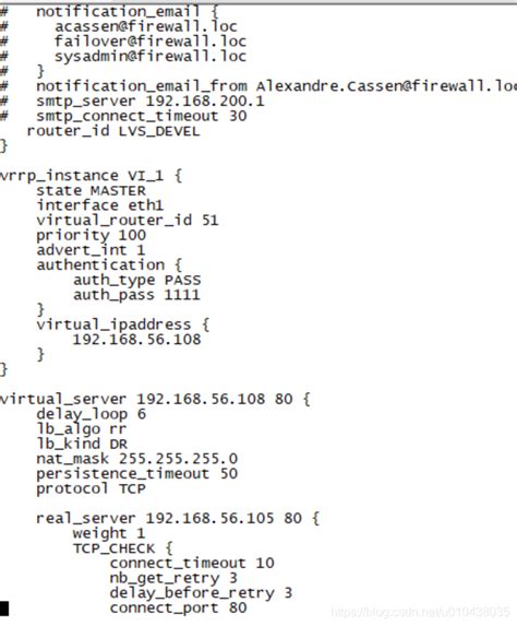 Lvs Keepalived Nginx Apache Php Mysql配置参考 Lvs Keepalived Mysql Nginx Csdn博客