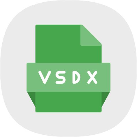 Vsdx File Format Icon 16904312 Vector Art At Vecteezy