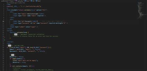 Solved Implement JavaScript validation on Register, Login, | Chegg.com