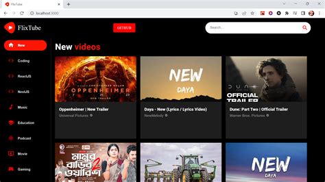 Github Nakardarichardsflixtube Flixtube Is A Youtube Clone Created