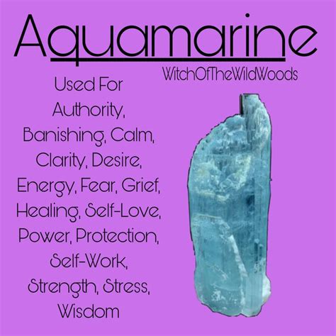 Aquamarine Crystals Healing Properties Crystal Healing Stones Crystals And Gemstones