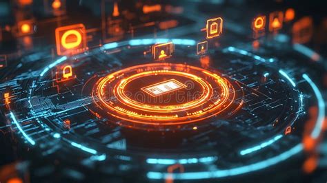 Exploring The Future A Glimpse Into Innovative Technology Interfaces With Dynamic Glowing