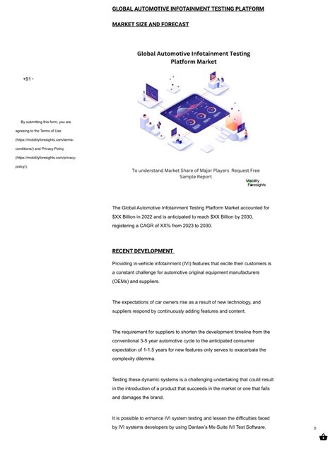 Ppt Global Automotive Infotainment Testing Platform Market 2023 2030 Powerpoint Presentation