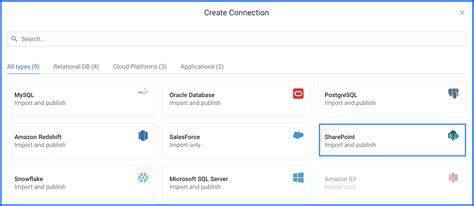 create a connection to sharepoint in trifacta