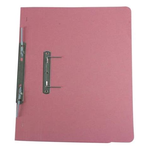 Q Connect Transfer File 35mm Capacity Foolscap Pink Pack Of 25