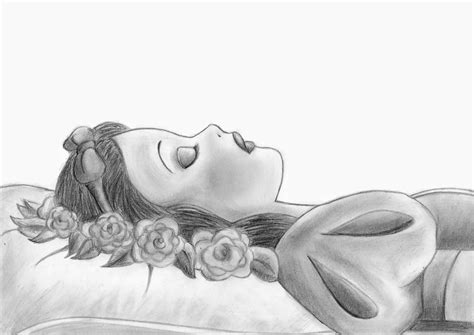 Sleeping Snow White By Magicjobeans On Deviantart